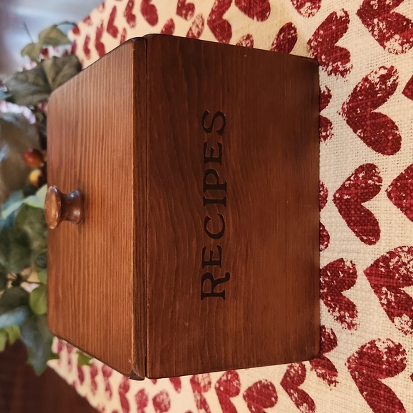 Kitchen | Vintage Wooden Recipe Boxholder | Poshmark